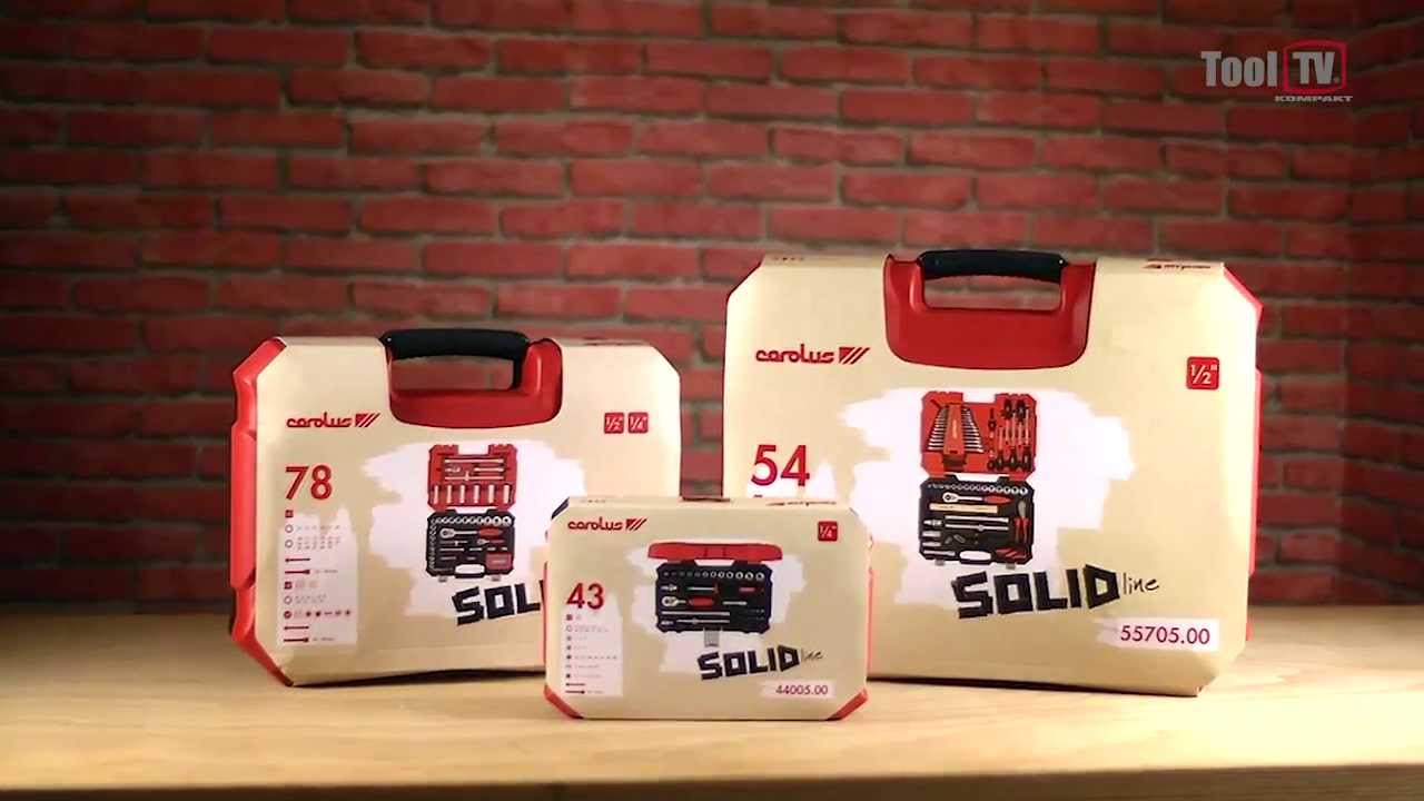 carolus SOLIDline Steckschlüssel-Sätze / carolus SOLIDline Socket-Sets ...