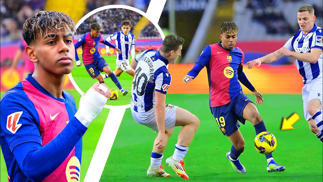 Lamine Yamal vs Real Sociedad | Outstanding Performance 🔥🔥 - YouTube