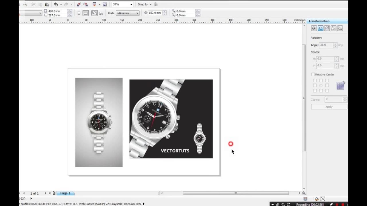 How to DRAW scan object in CorelDraw for advanced tool -Part4 - YouTube