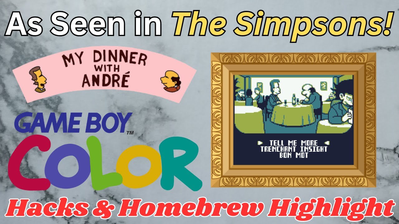 My Dinner with Andre - The Fictional Simpsons Game Brought to the Gameboy Colour - YouTube