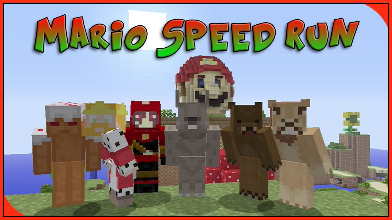 Minecraft Xbox - Mario Speed Run - With Friends! - YouTube