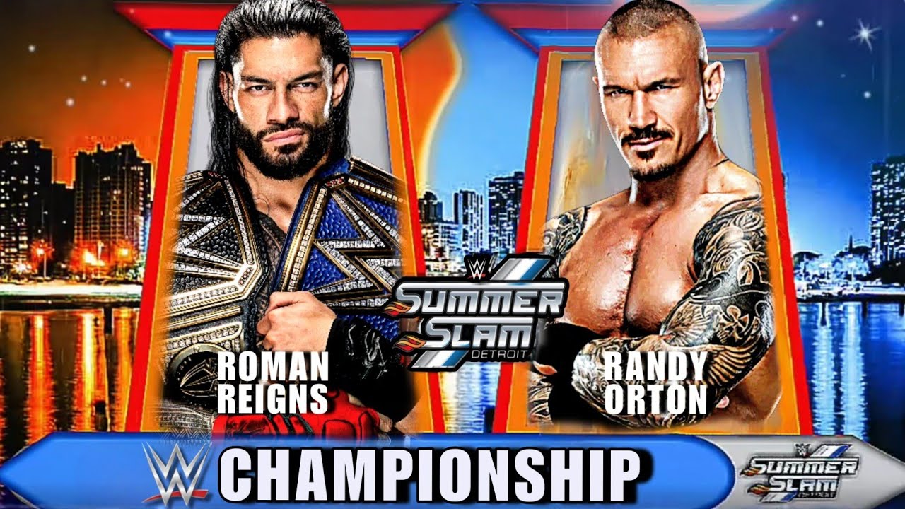 Roman Reigns vs Randy Orton Full Match WWE SummerSlam 09 July 2023 ...
