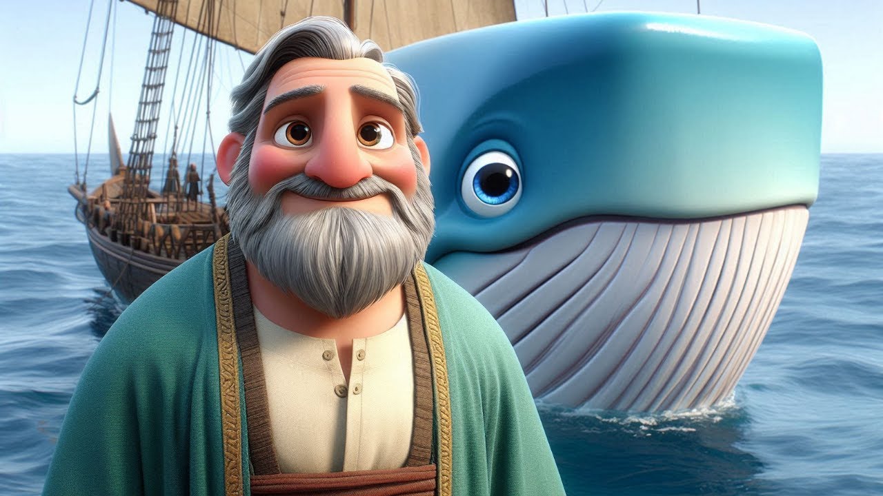 Jonah and Whale | Stories of god | AI Animated children's Bible stories ...