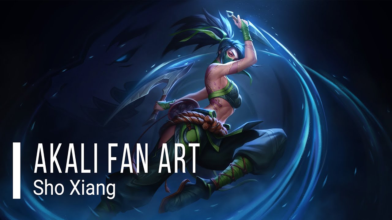 Art Chinois Akali Splash Change In Akali's Splash Art Design