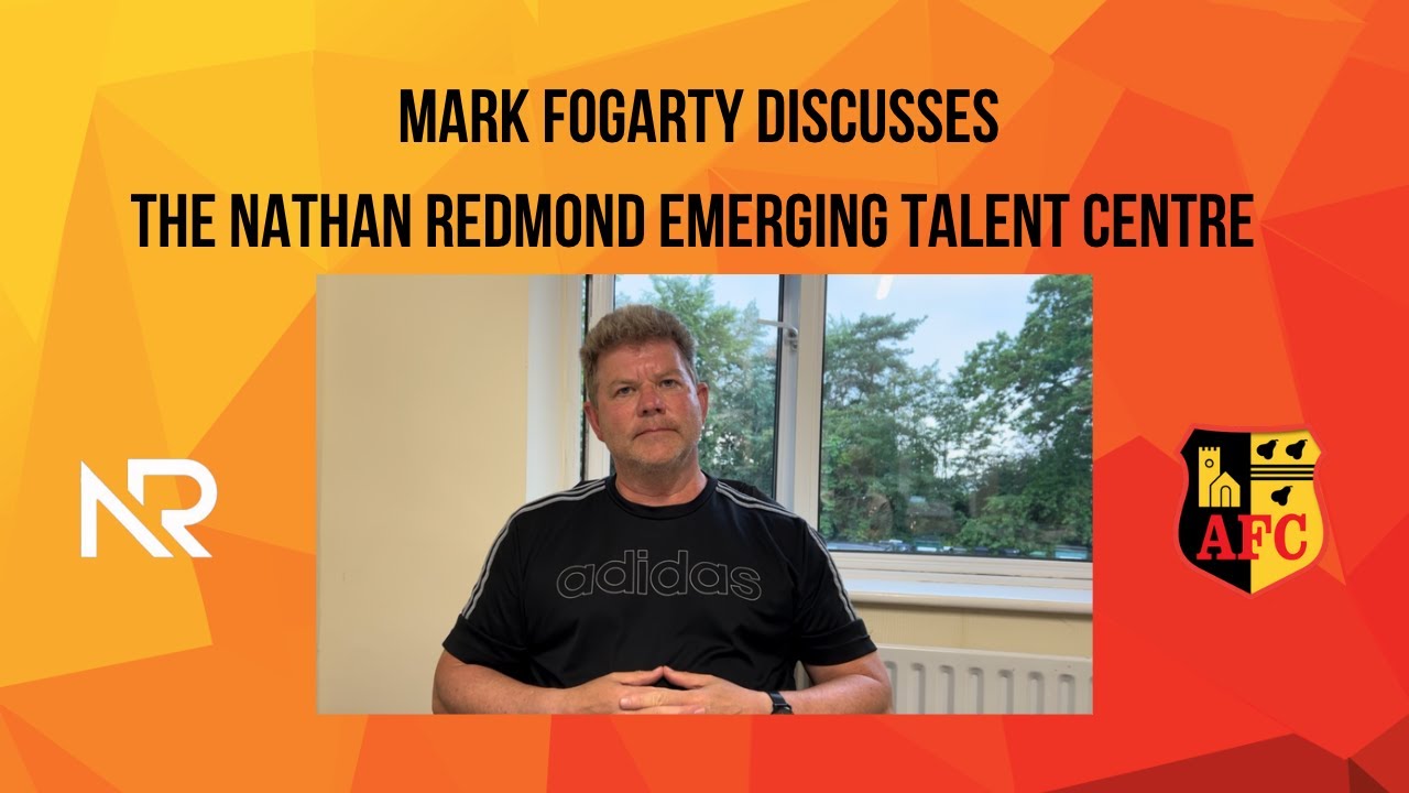 💭 | Mark Fogarty on Nathan Redmond Emerging Talent Centre - YouTube