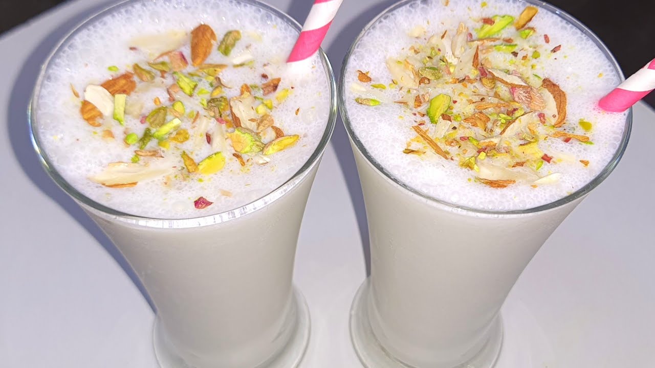 Only 2_Ingredients Yogurt Lassi Recipe In 2_Minutes || Quick Lassi ...