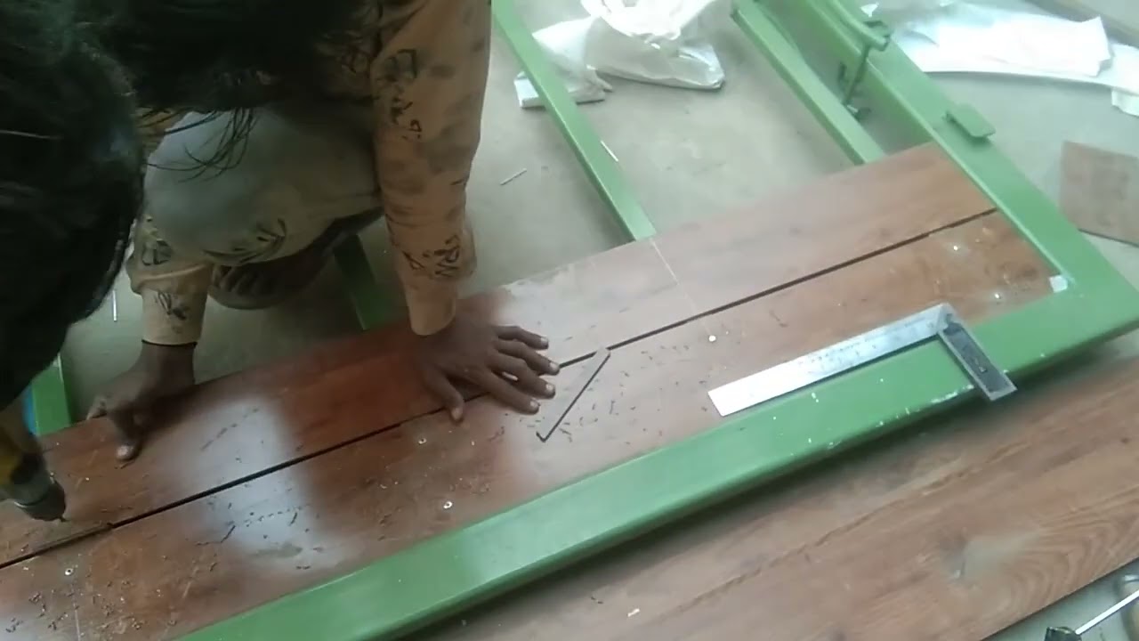 hpl sheet in ms gate work - YouTube