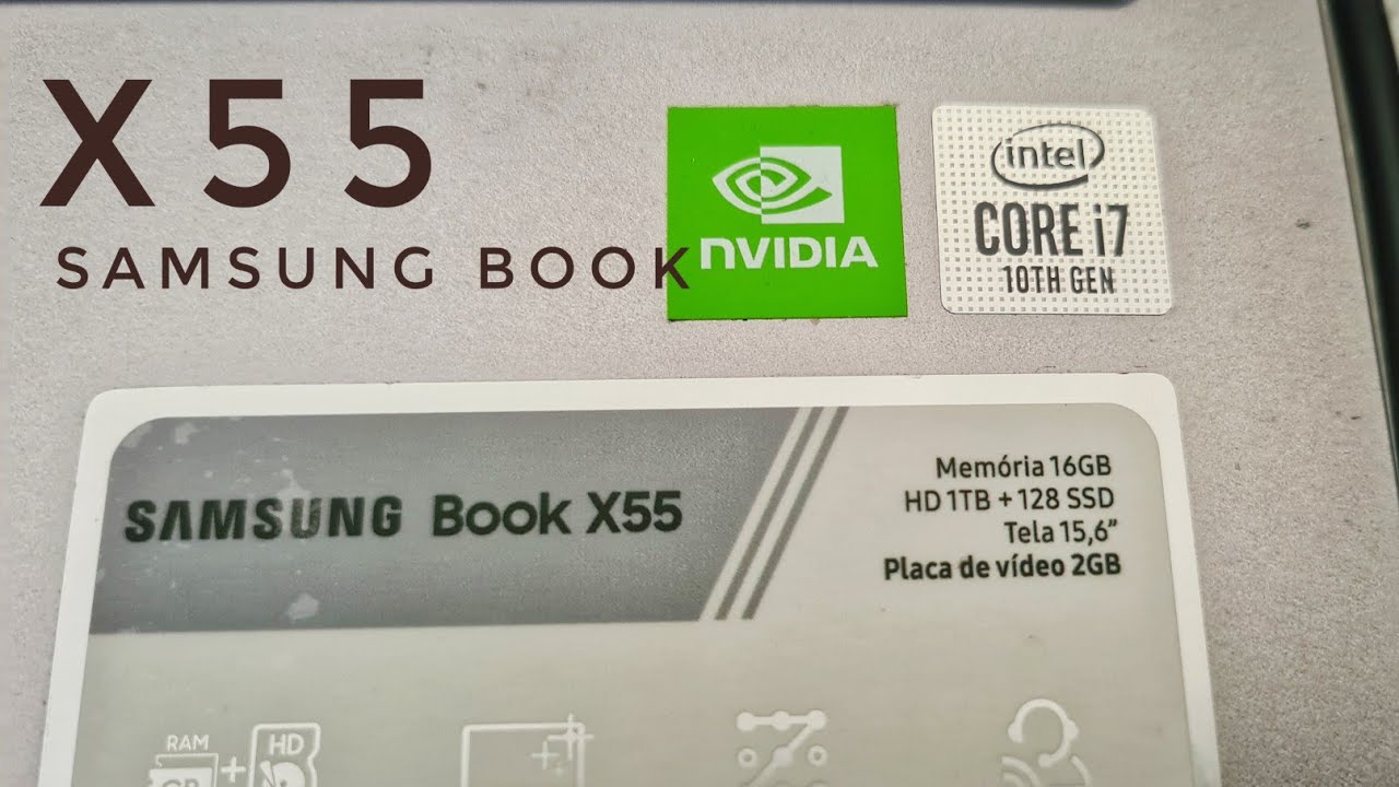 Notebook Samsung Book X55 - Unboxing e primeiras impressões - YouTube