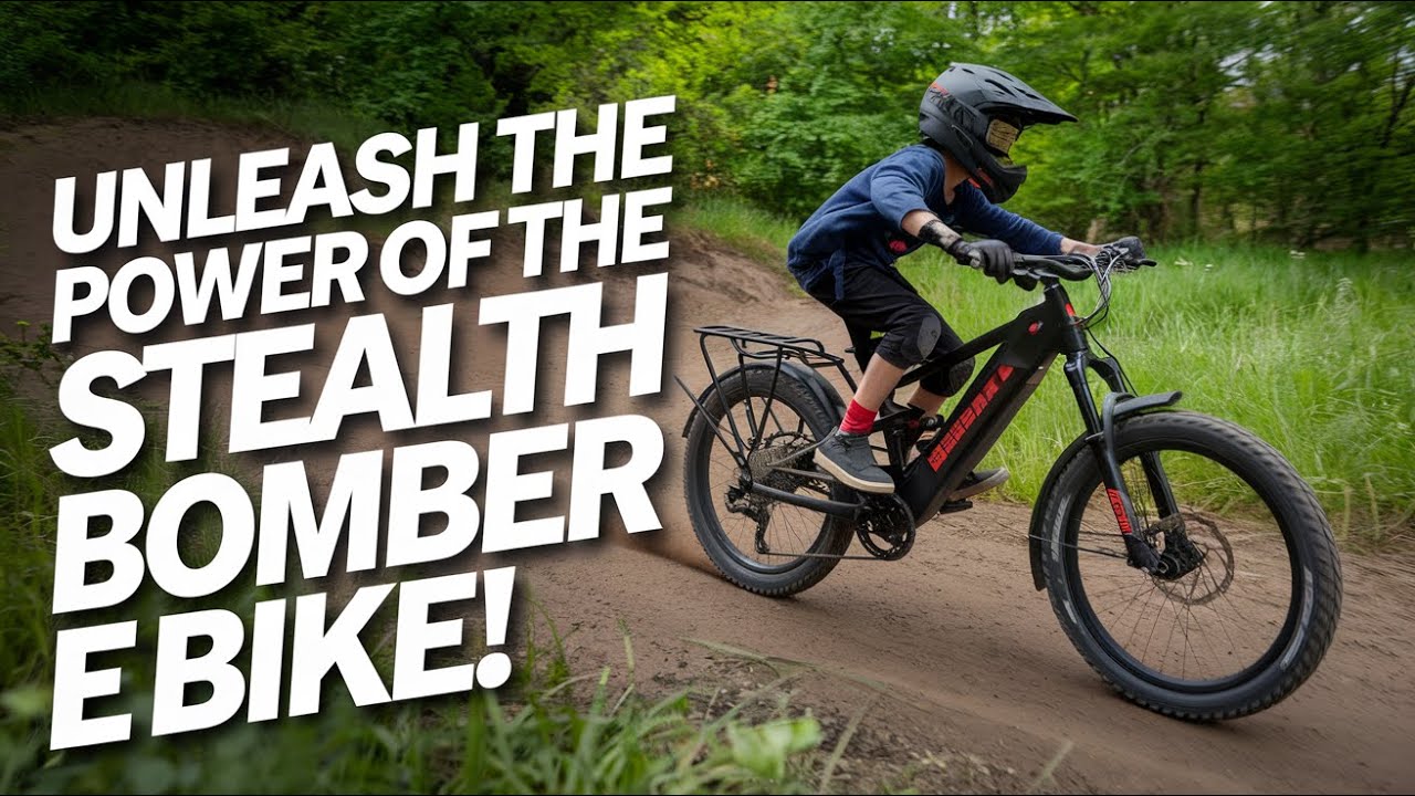 🚴‍♂️ Unleash the Power of the Stealth Bomber eBike! 🚴‍♀️ - YouTube
