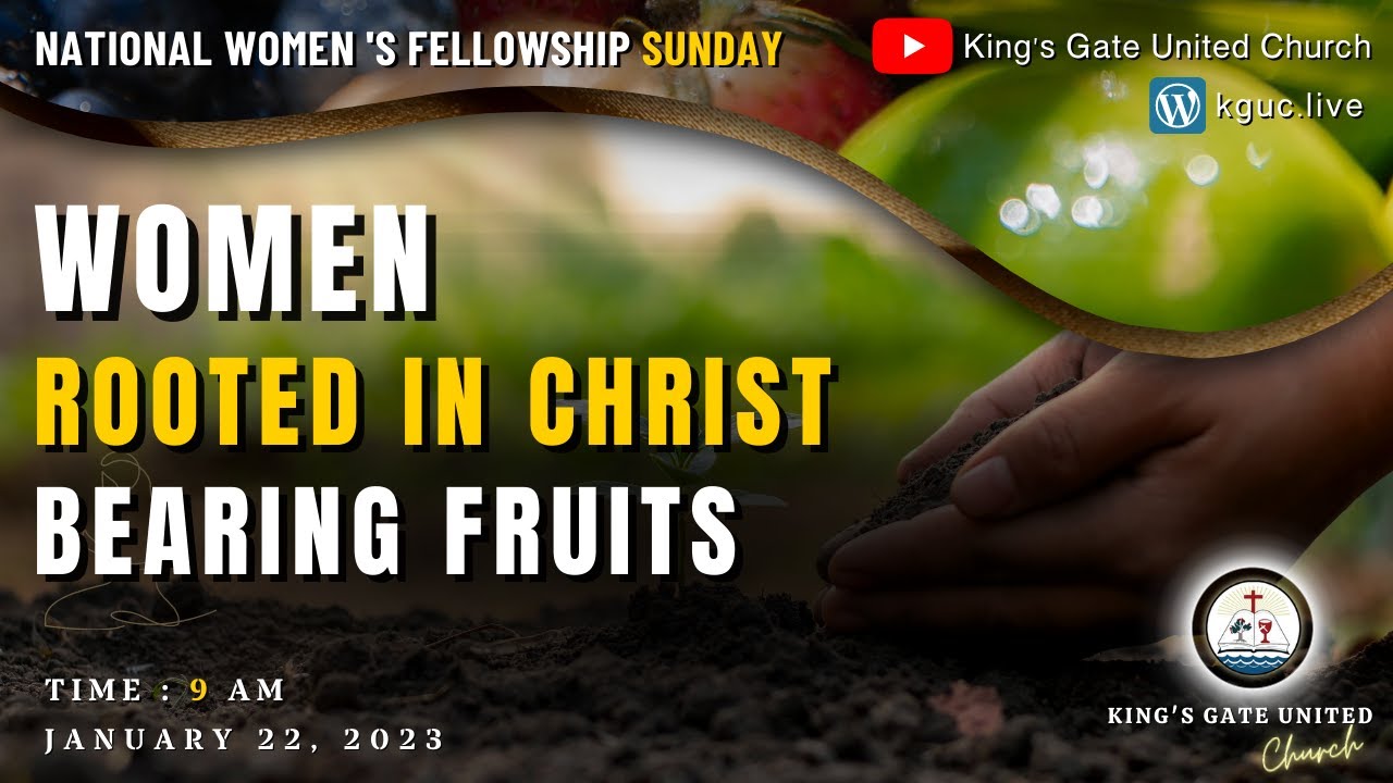 Women Rooted In Christ Bearing Fruits ” | National Women's Fellowship ...