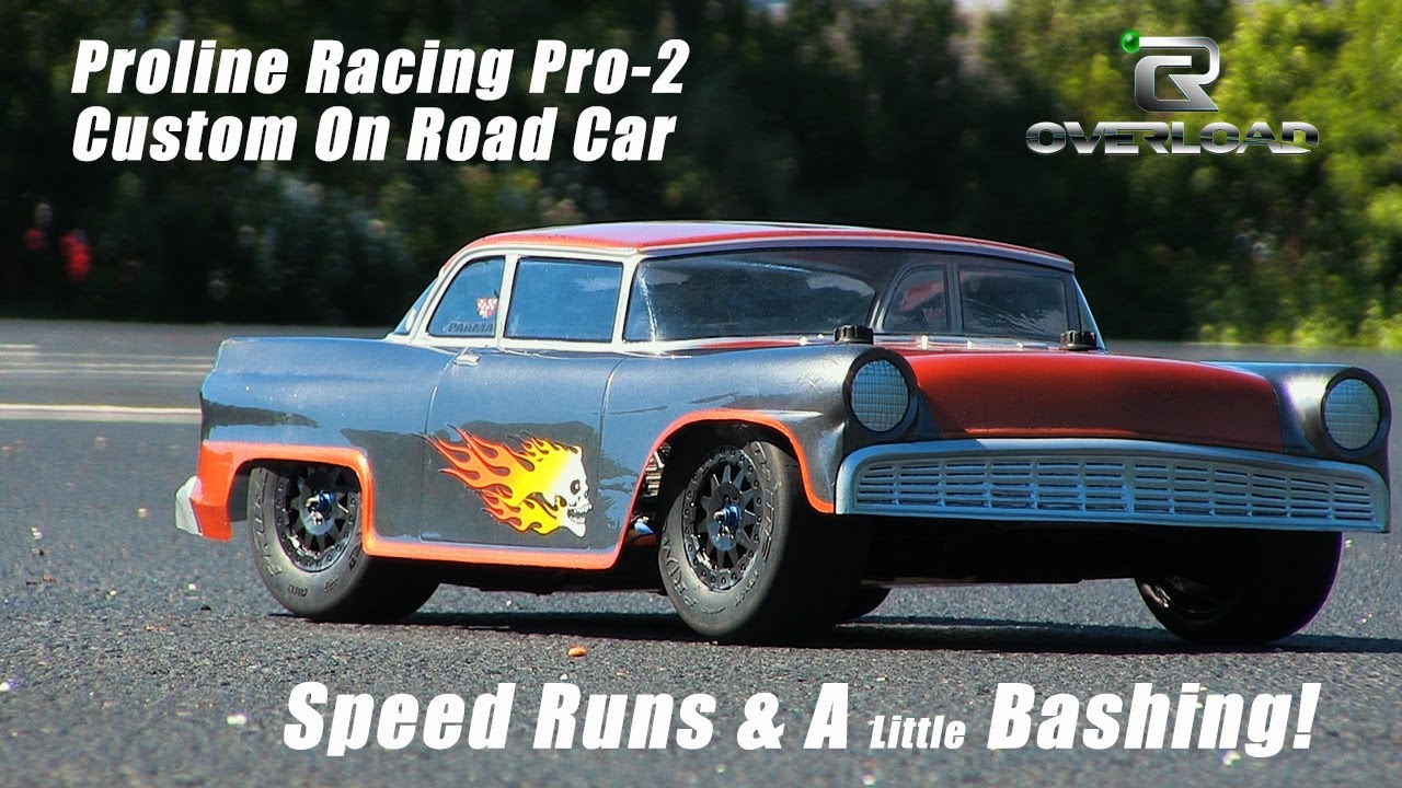 Proline Racing Pro-2 - Custom On Road Car Speed Passes & Bashing - YouTube
