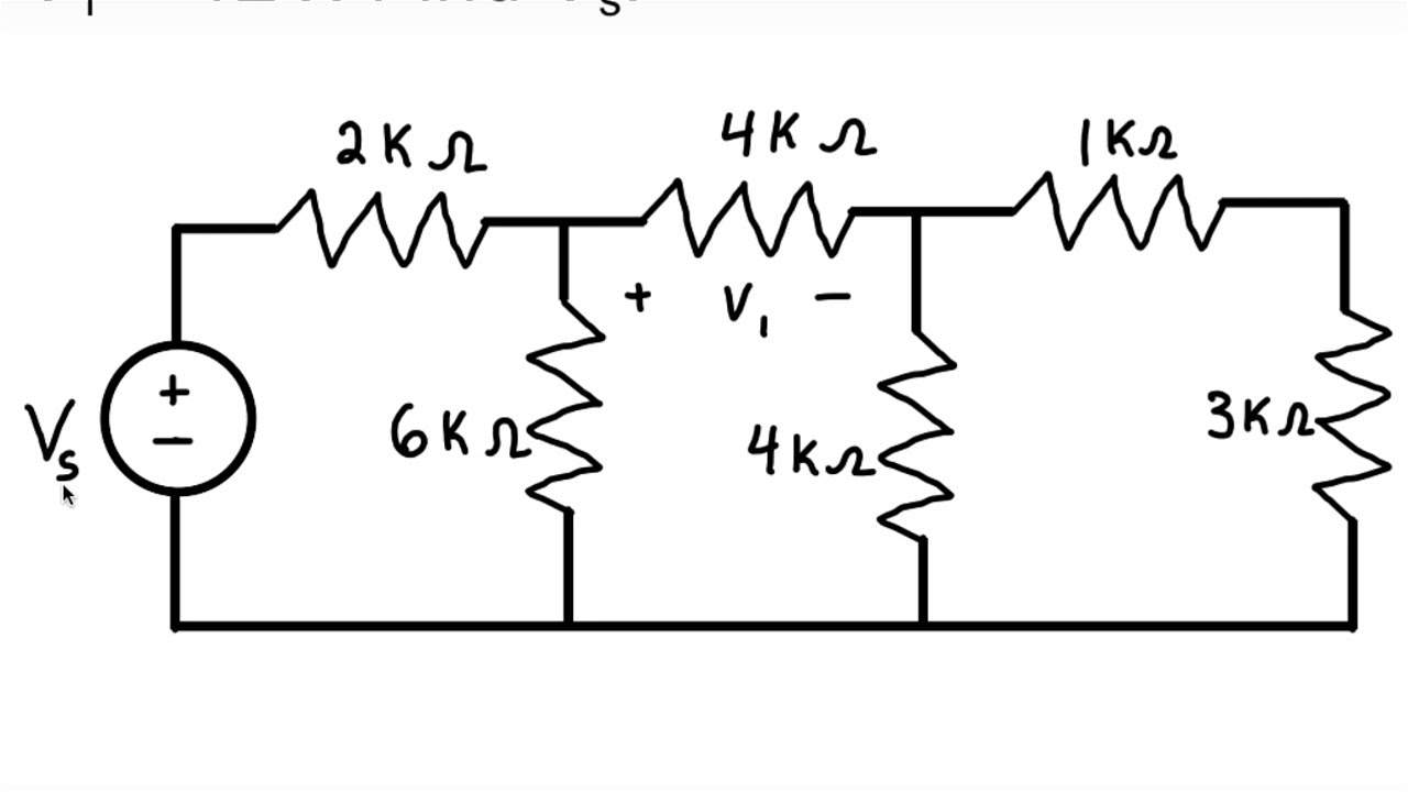 Voltage And Current Division Problem 5 YouTube Voltage And Current Division Problem 5 YouTube