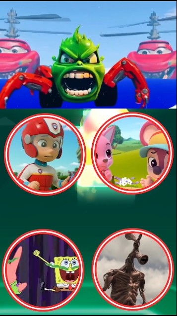 New SpongeBob EXE 🆚 Skye 🆚 McQueen EXE 🆚 Sirenhead | Tiles Hop Game # ...