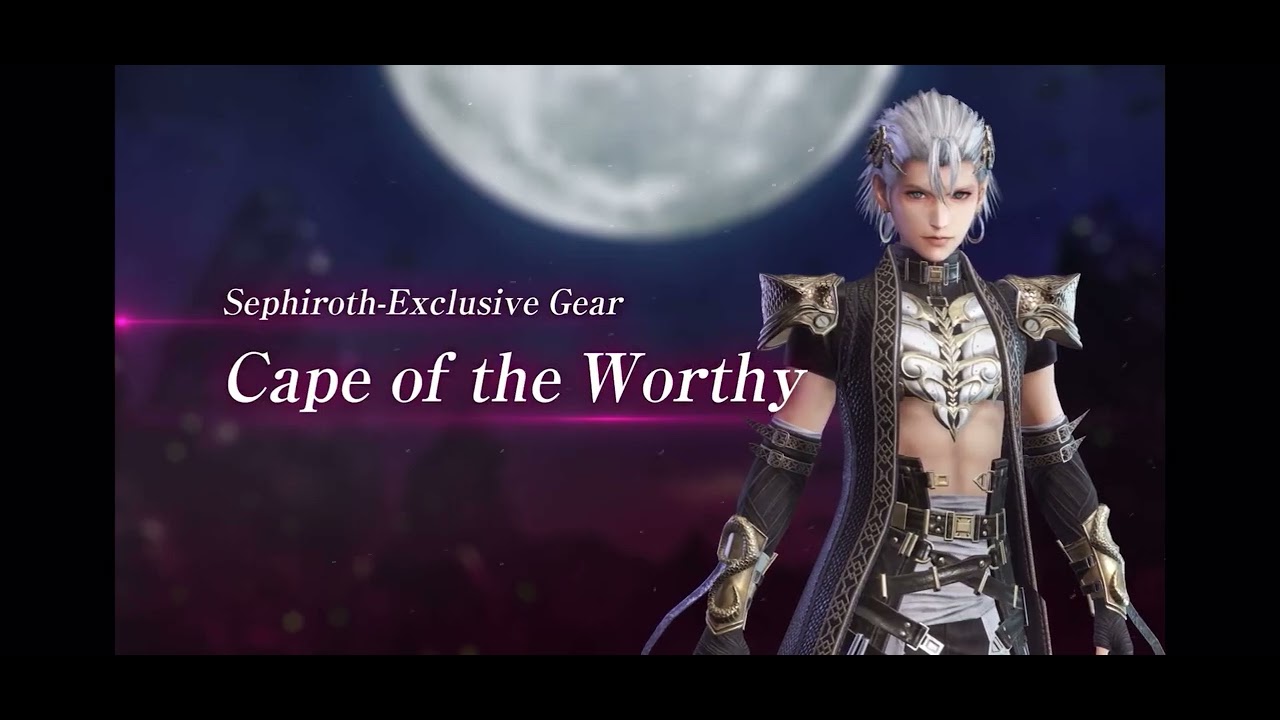 Final Fantasy 7 Ever Crisis - Check out Sephiroth's Cape of the Worthy ...