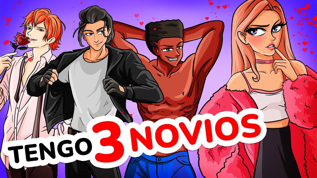 ¡Quería que mis 3 novios hicieran ALGO JUNTOS! Mi historia real animada ...