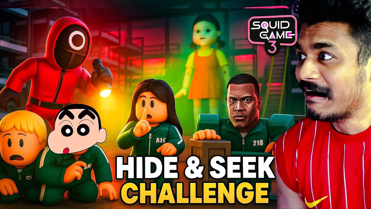 Shinchan and Franklin in SQUID GAME 😂 ( Roblox Gameplay ) @RANDOM_GTV ...