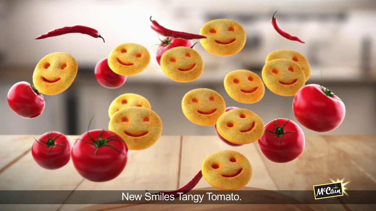 McCain Smiles Tangy Tomato - YouTube