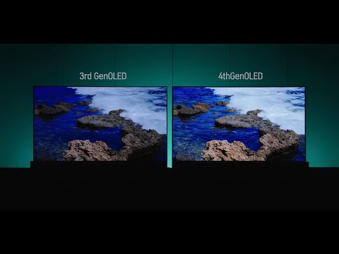 4th Gen WOLED unveiled with 4000 nits, improved color - YouTube