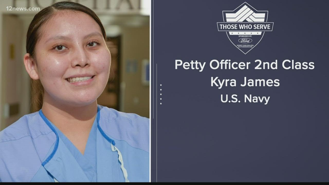 Those Who Serve: Petty Officer 2nd Class Kyra James - YouTube