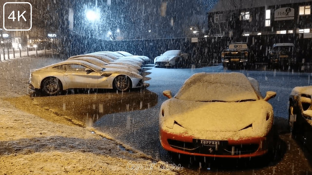 LOOK AT THIS SNOW AND CHILL YOUR MIND!!! Relax 4K Music Video - YouTube