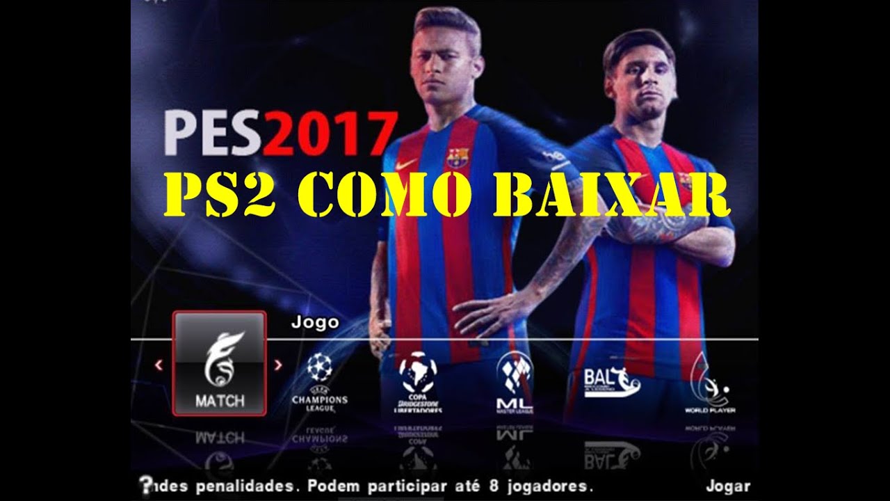 pes 2017 ps2 como baixar . - YouTube