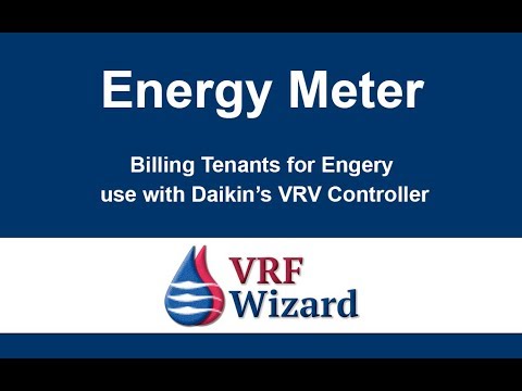 Energy Meter Daikin VRV Intelligent Manager Controller - YouTube