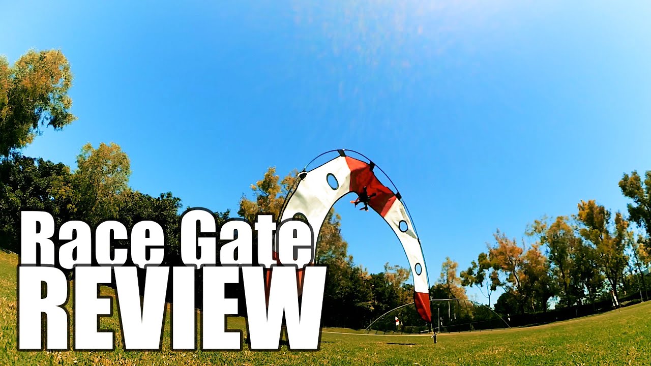 Drone Racing // Premier RC Race Gate Review - YouTube
