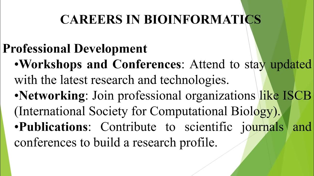 CAREERS IN BIOINFORMATICS - YouTube