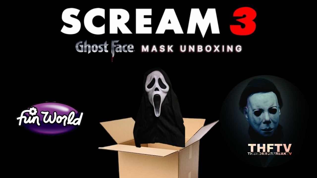 SCREAM MONTH - SCREAM 3 EU GHOSTFACE MASK UNBOXING - YouTube