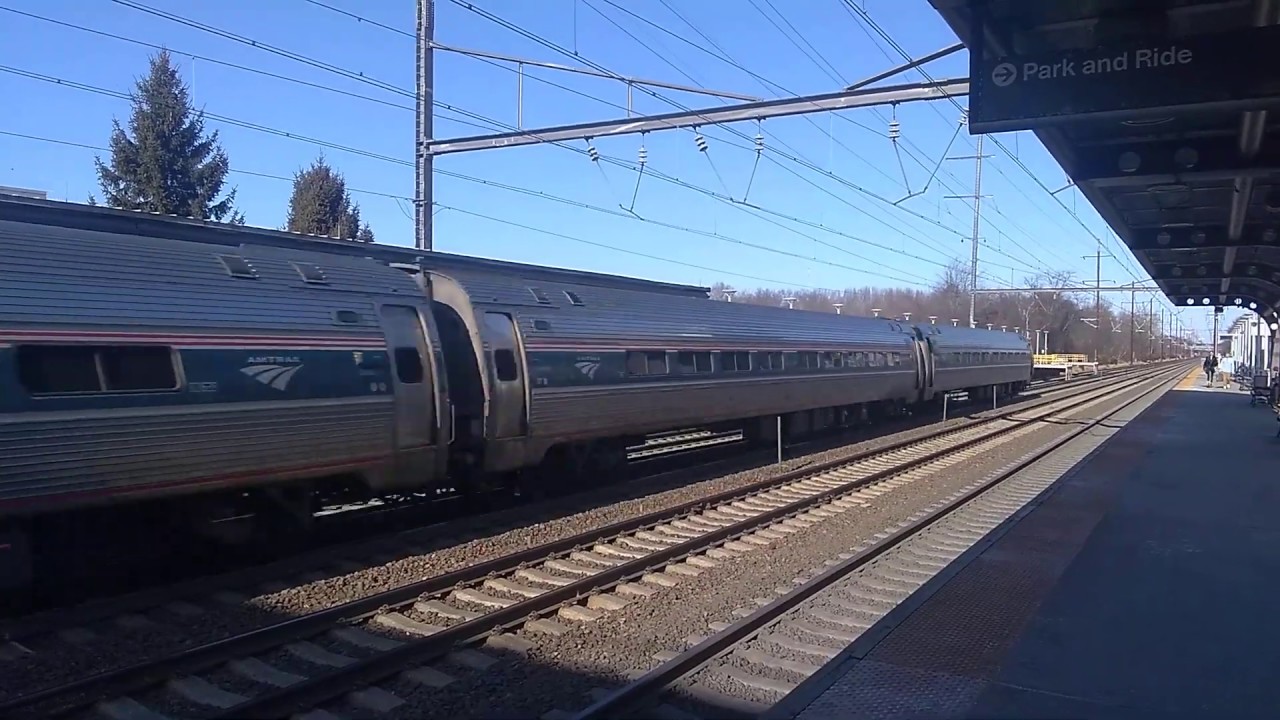 A Few Afternoon Trains at Hamilton On A Windy Valentine's Day 2020 With ...
