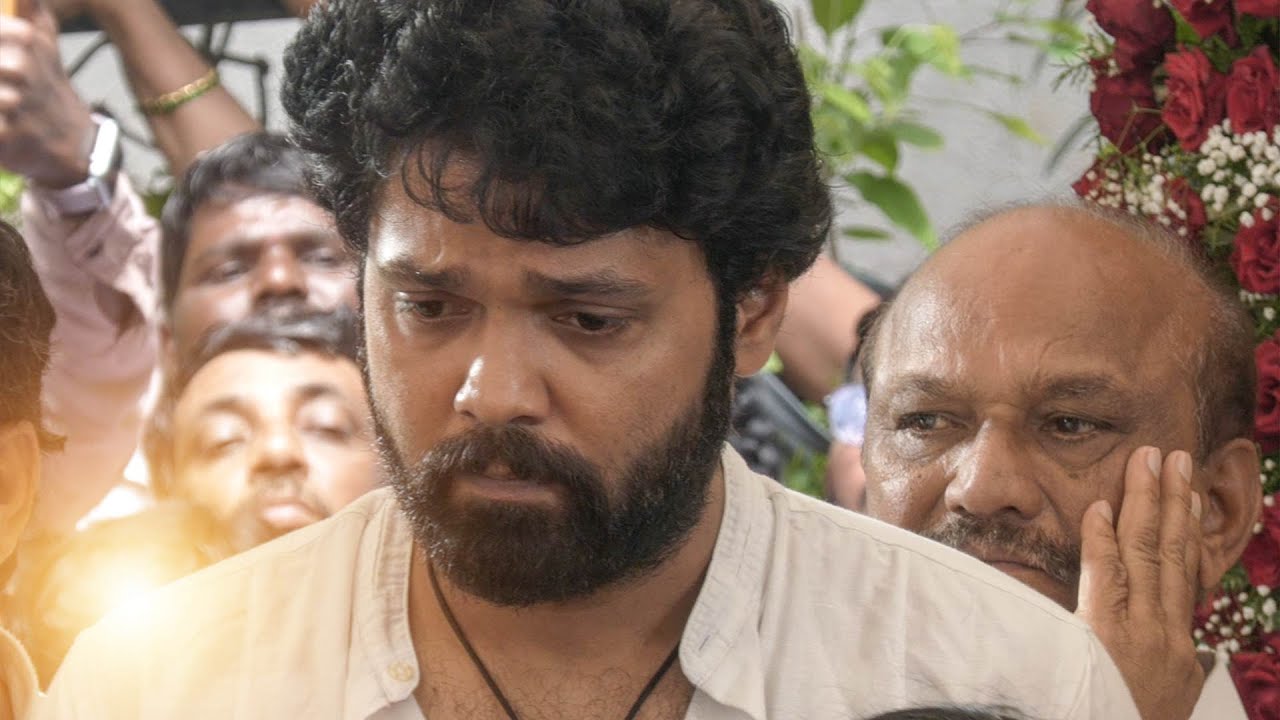 The Rakshith Standing Emotionally Silently Next to the Shri Murali ...