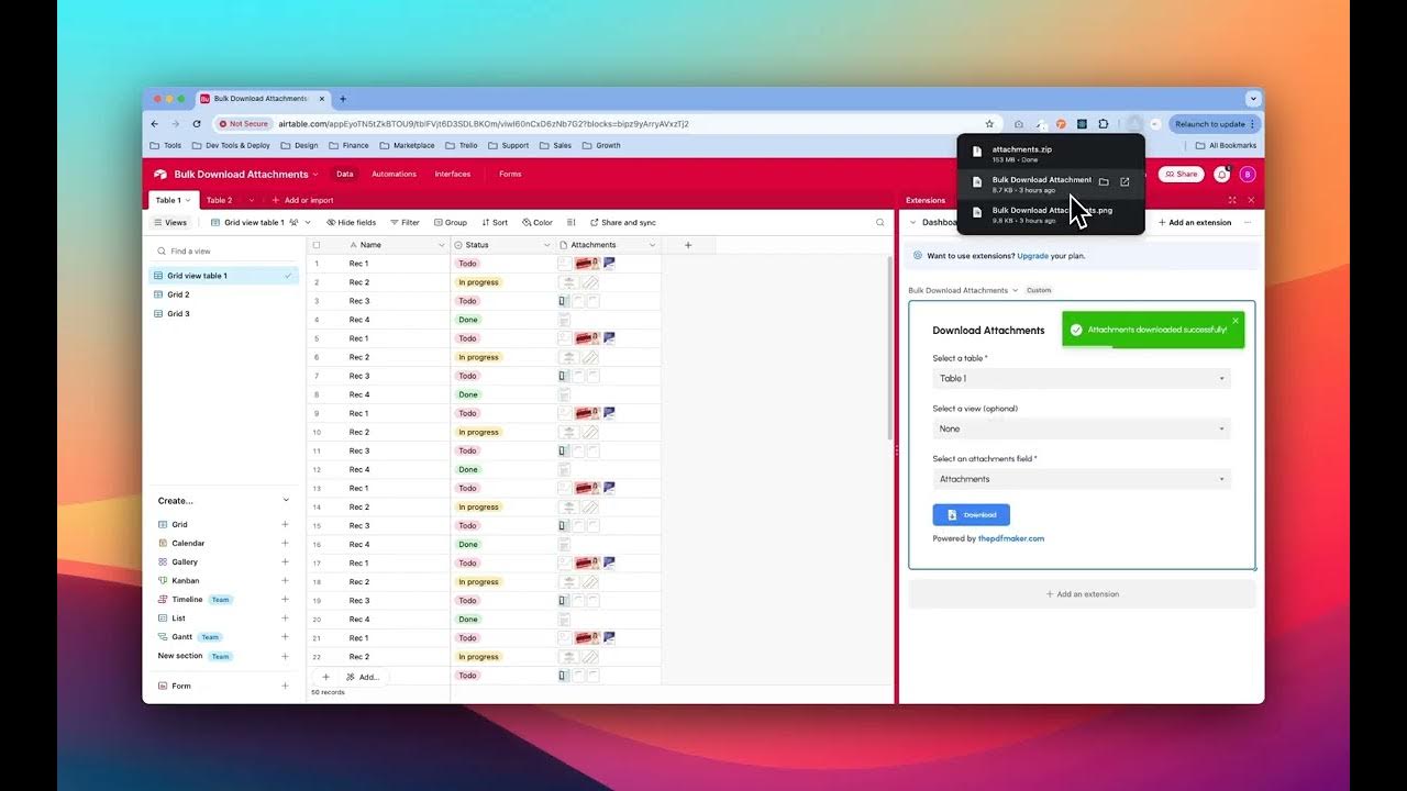 Download Multiple Attachments in Bulk from Airtable | Download Multiple Attachments Extension ...