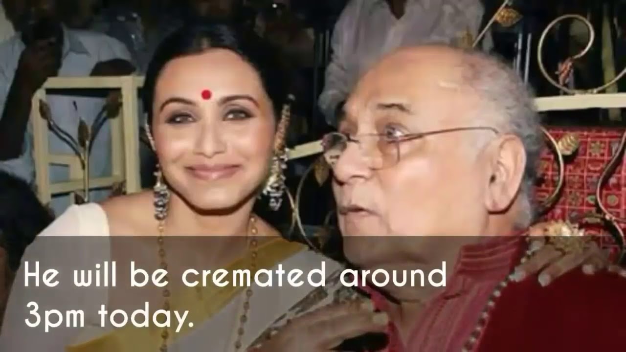 Rani Mukerji s father Ram Mukherjee Passes Away at 841 - YouTube