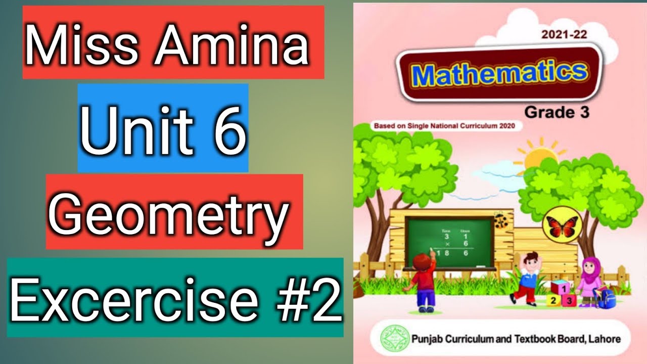 Class 3, Mathematics. Unit #6 Geometry, Excercise #2 - YouTube