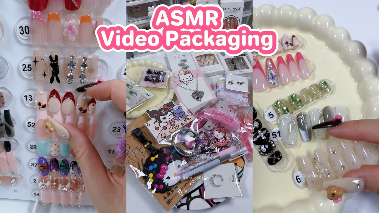 ASMR video packaging Megan’s 1st order - YouTube