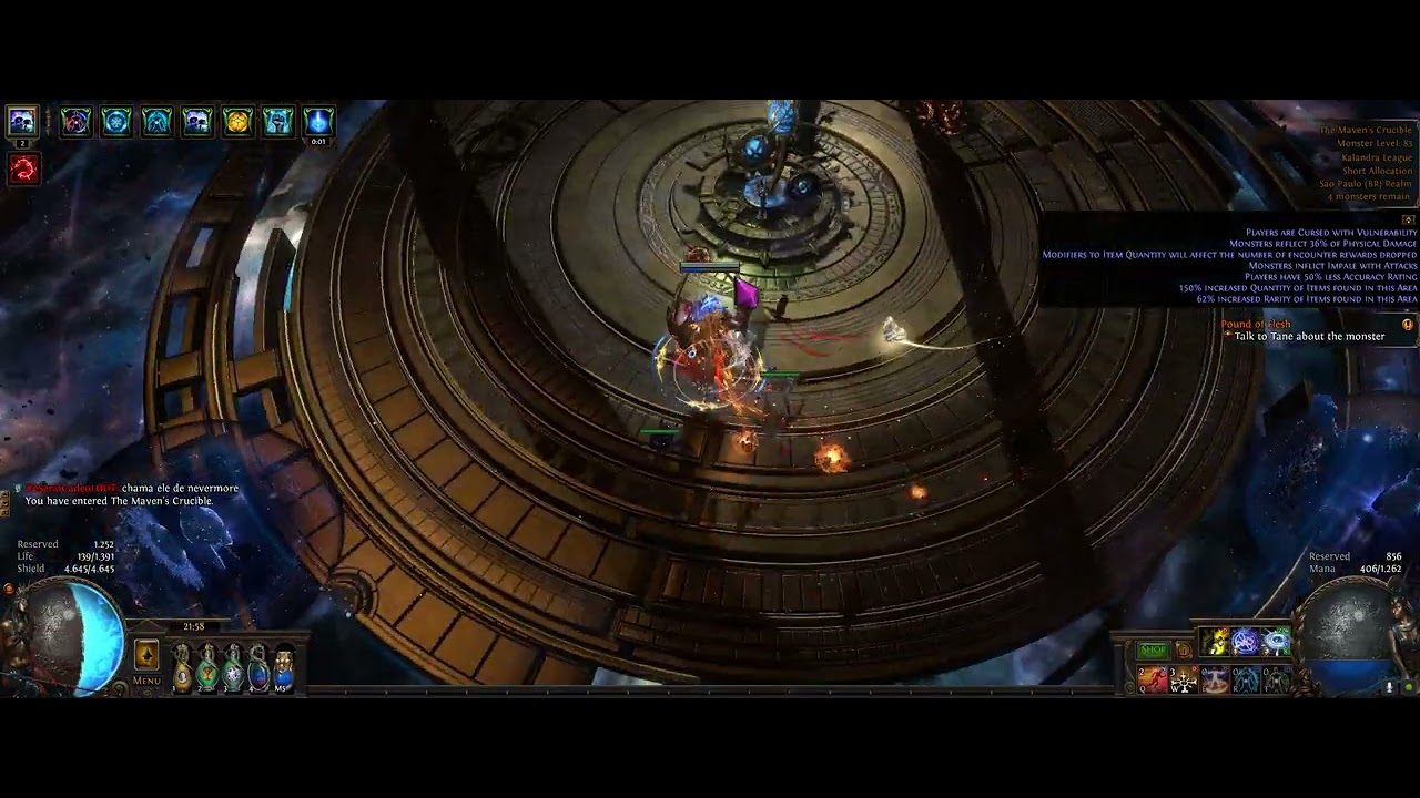POE - Eye Of Winter Saboteur - The ElderSlayer Heigh of Hubris - YouTube