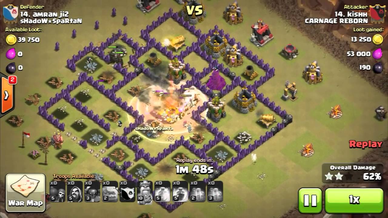 Clash of Clans : War Attack Strategy Part-1 - YouTube