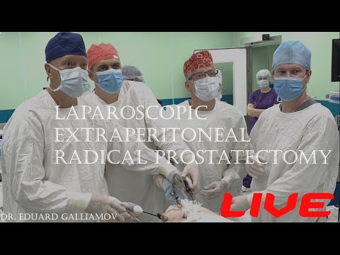 Laparoscopic extraperitoneal radical prostatectomy LIVE / Внебрюшинная ...