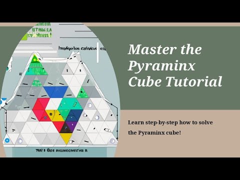 how to solve pyraminx cube easy (beginners method) - YouTube