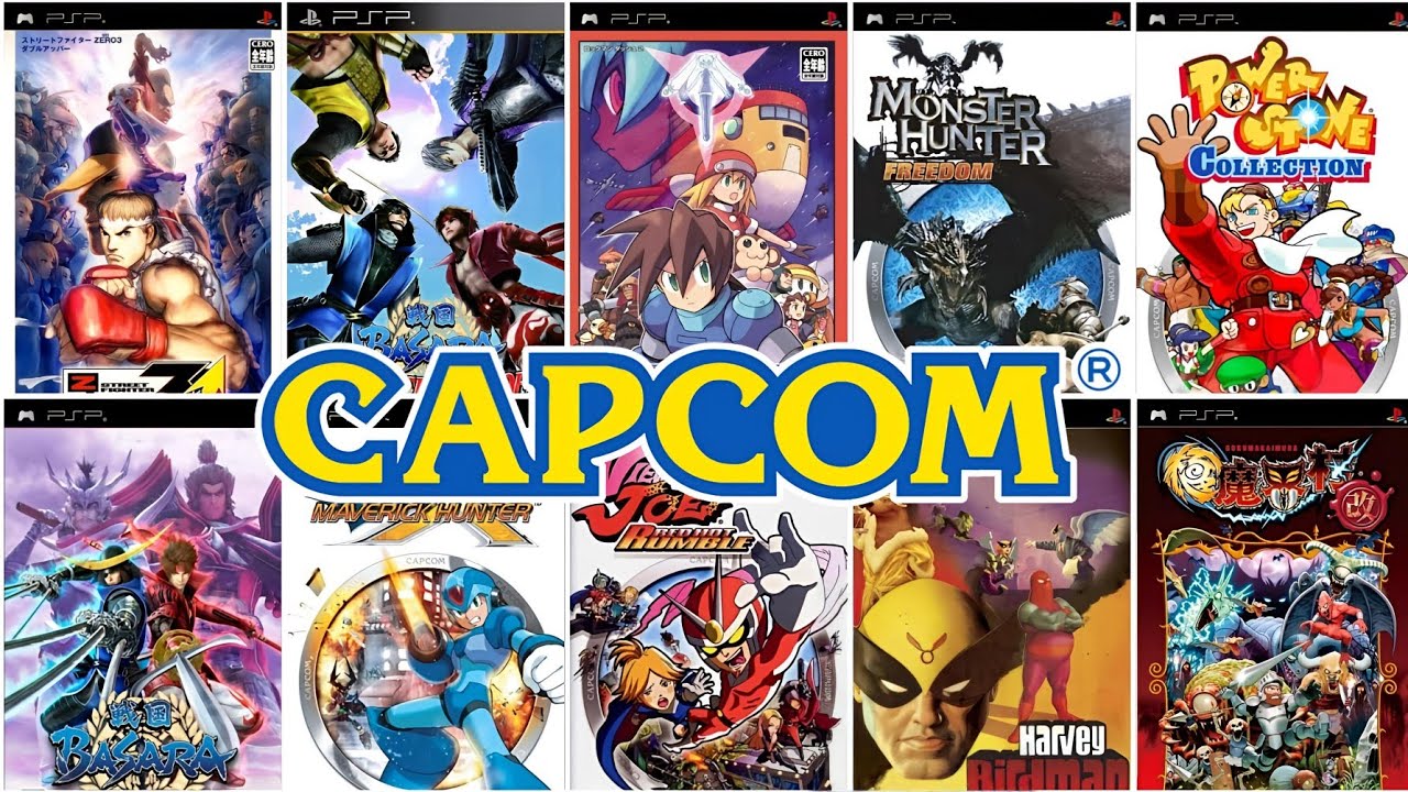 TOP 26 BEST CAPCOM GAMES FOR PSP[PLAYSTATION PORTABLE] - YouTube