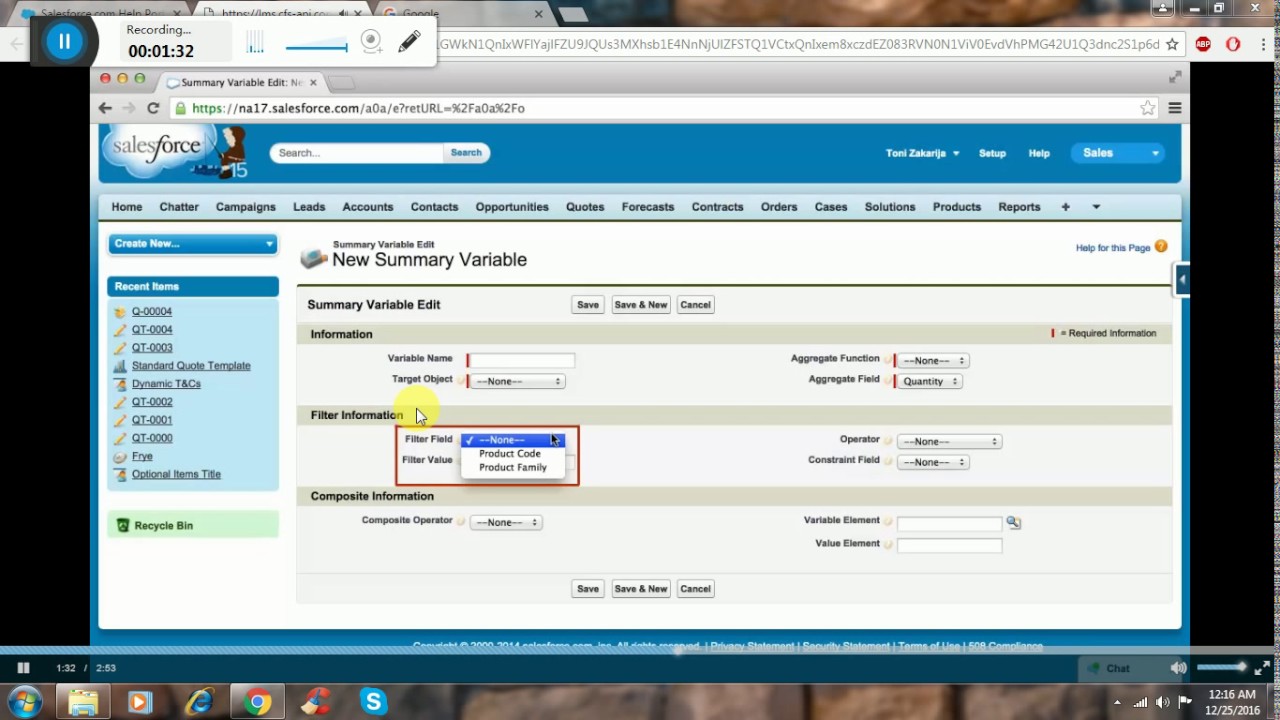 13 Summary Variable Demo - YouTube