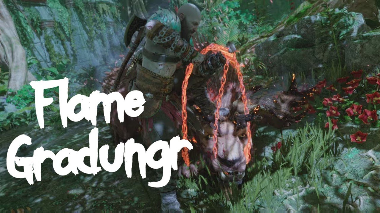 God of War Ragnarök - PS5 - Flame Gradungr - YouTube