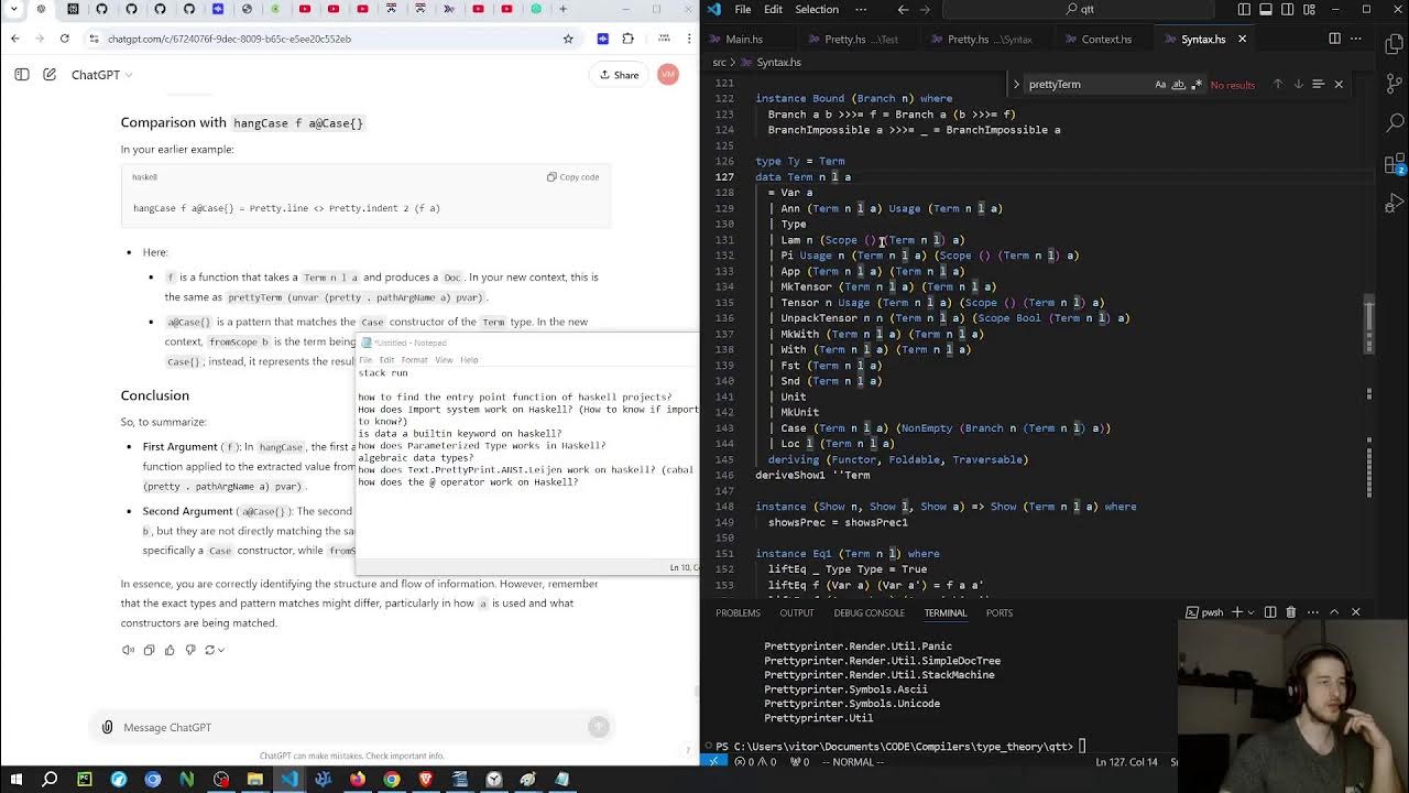 Studying x86 assembly and Learning Haskell - YouTube