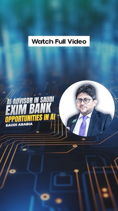 Dr. Debashis Dutta on Saudi Arabia as the Next AI Hub | Vision 2030 & Generative AI Insights ...