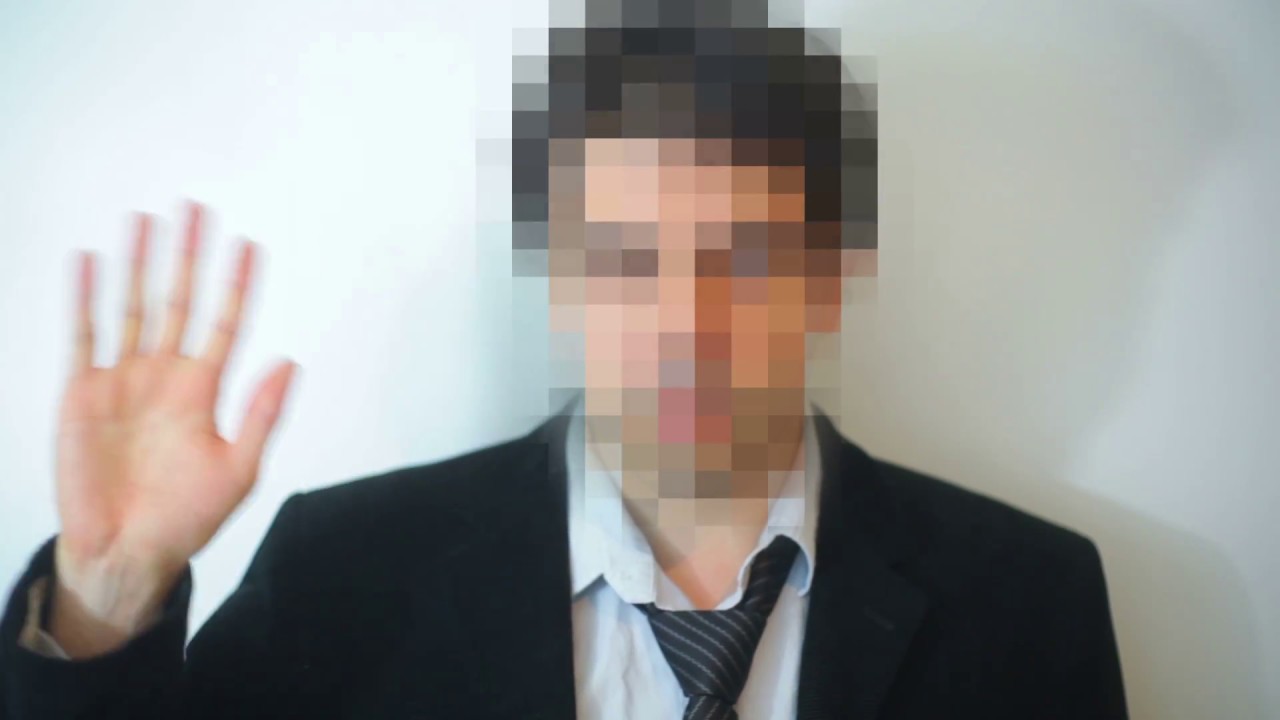Redacted face waving hand - YouTube