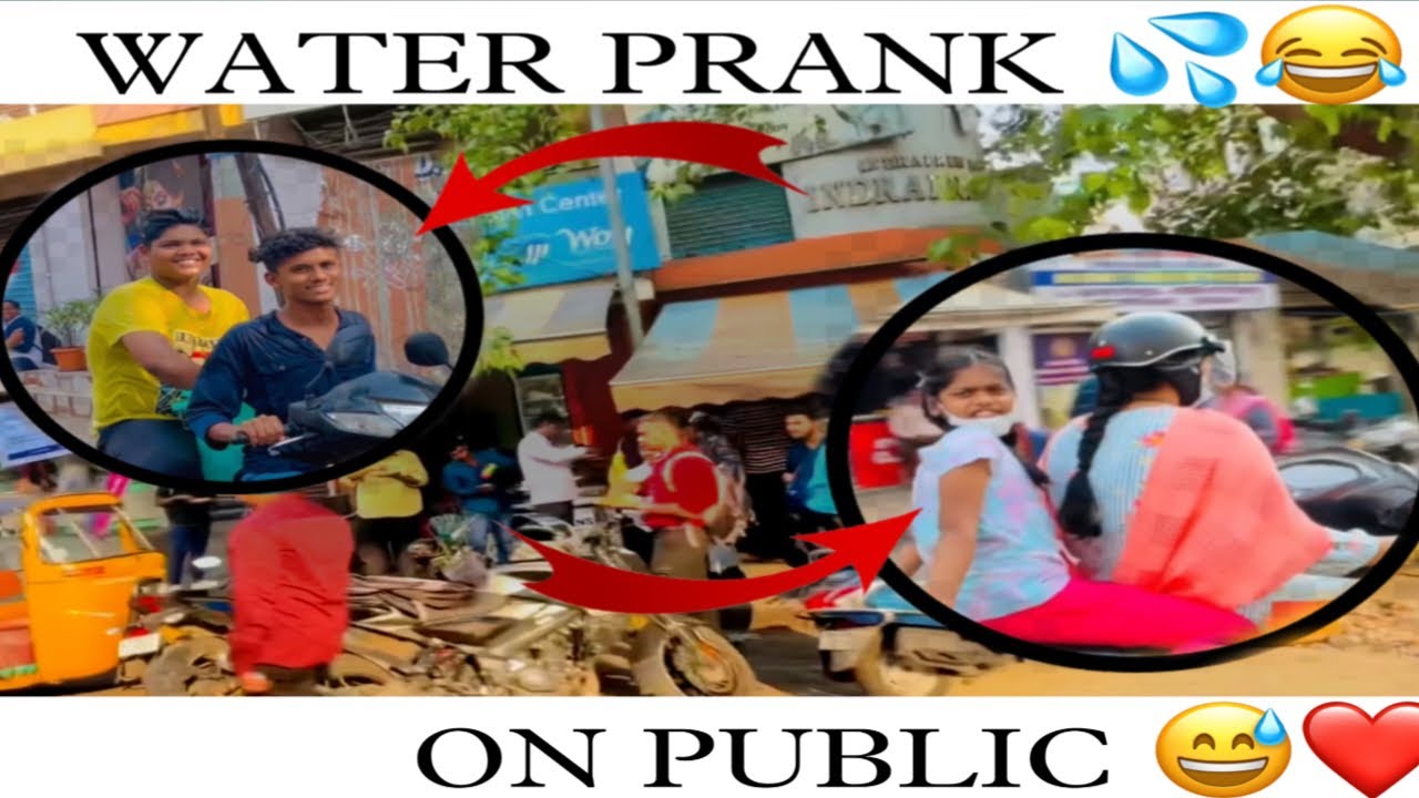Water prank on public 😅 ️ - YouTube
