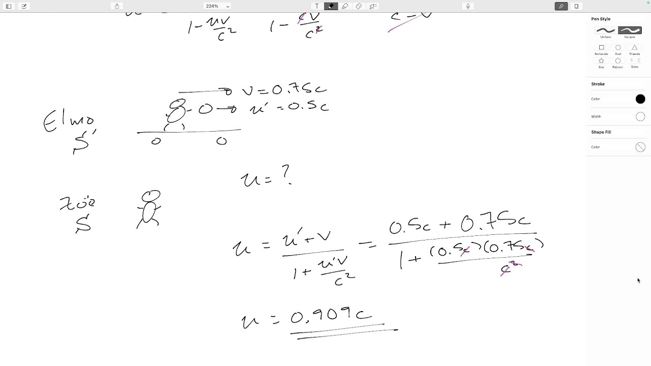 22.2: Relativity-The Lorentz Transformation and Velocity Addition - YouTube