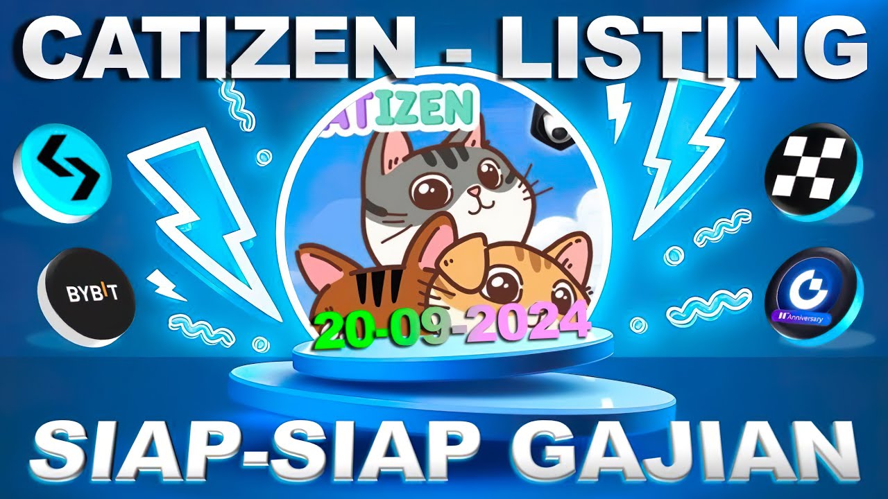 AKHIRNYA CATIZEN LISTING !! PENANTIAN LAMA DARI AIRDROP CATIZEN ...
