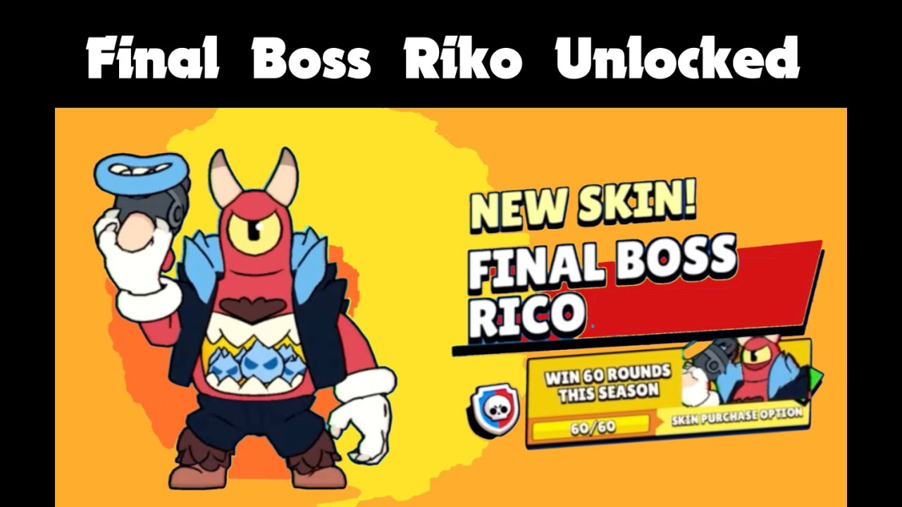 Unlocking FINAL Boss Rico!!! 🥳🔥| BrawlStars - YouTube