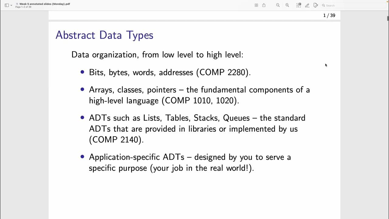 COMP 2140 lecture 13 - YouTube